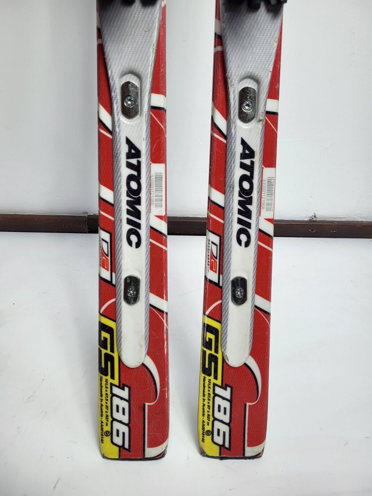 Atomic Race GS 186 cm Ski + Atomic 16 Bindings Winter Snow Outdoor ...