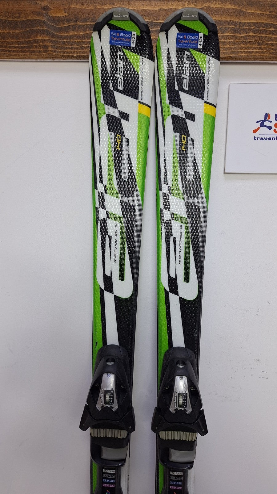 Elan Exar Pro 140 cm Ski + Elan ESP 7.5 Bindings Sport Snow Winter Fun ...