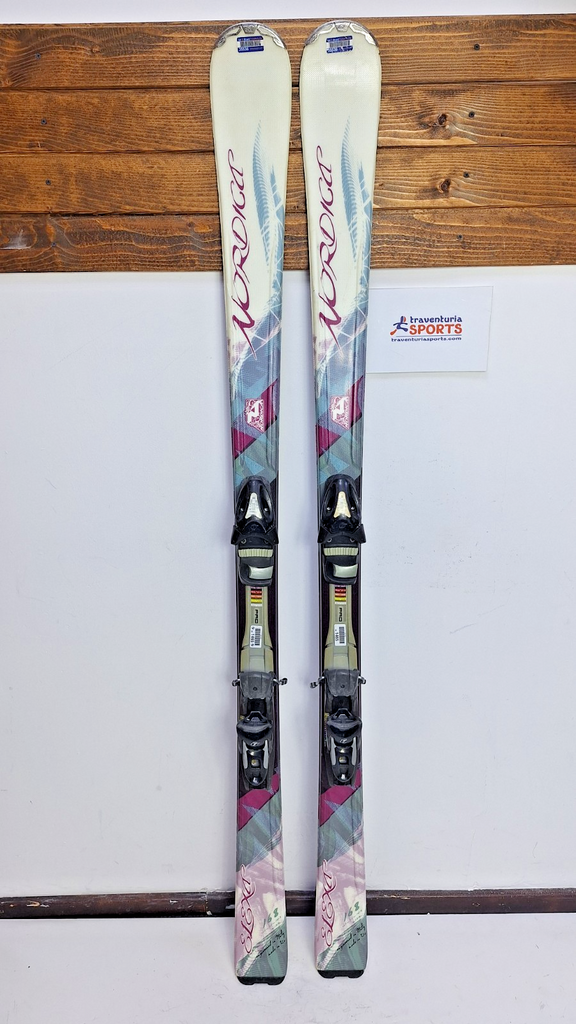 Nordica Elexa EVO 168 cm Ski + Tyrolia SP 10 Bindings Winter Sport Adv ...
