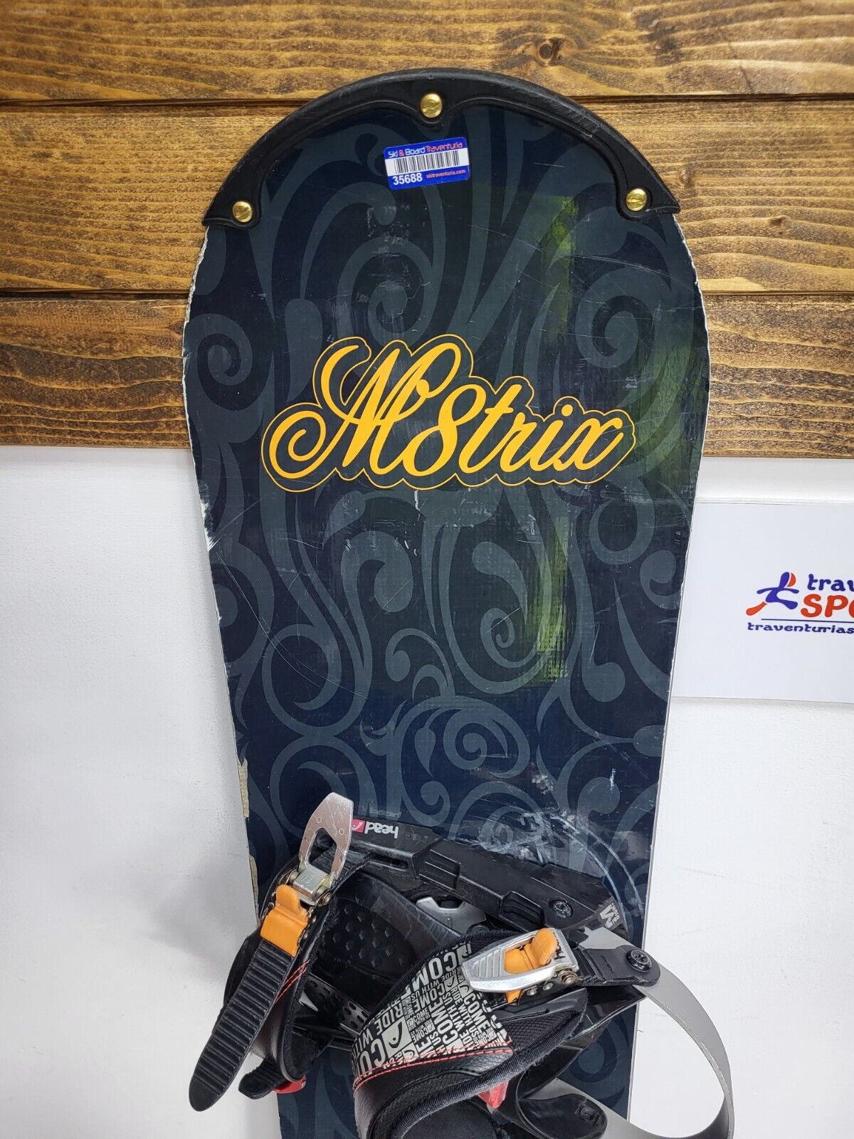 Matrix Escape 154 cm Snowboard + HEAD Rental Size M Bindings Adventure ...