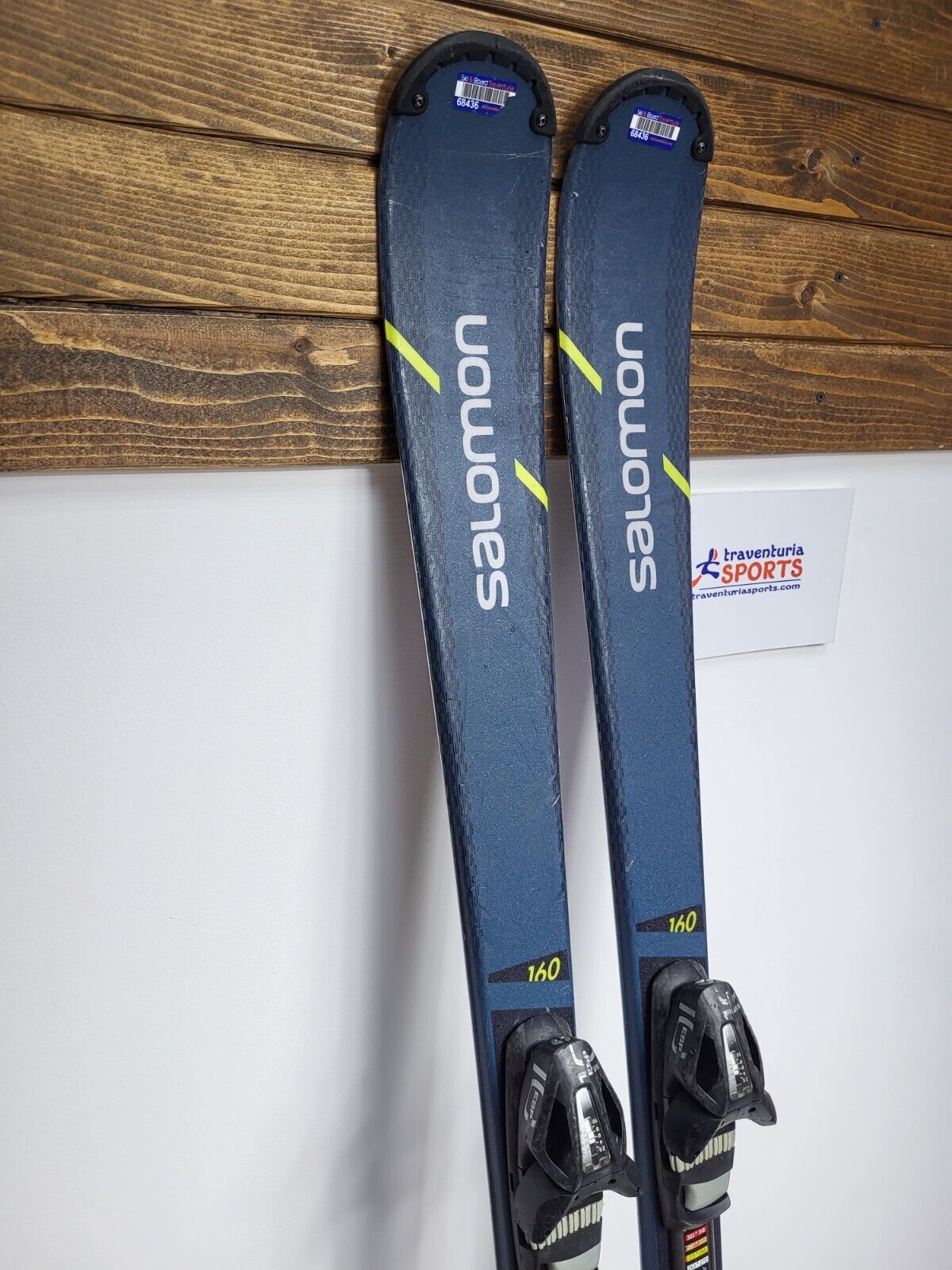 Salomon Pulse 160 cm Ski + Elan ESP 10 Bindings Adventure Winter Sport ...