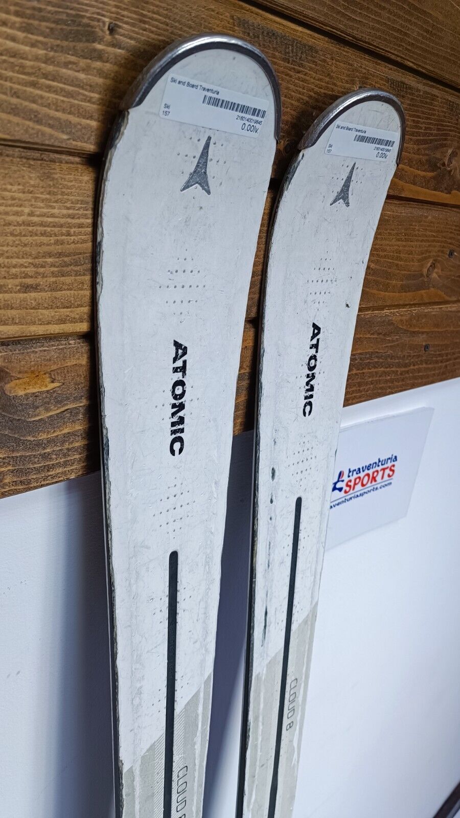 Atomic Cloud 8 157 cm Ski + Atomic 10 Bindings Winter Fun Snow Sport ...