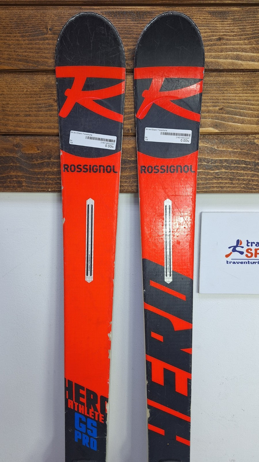 Rossignol Hero Athele GS Pro 158 cm Ski + Fischer RS9 Bindings Winter – Traventuria Sports