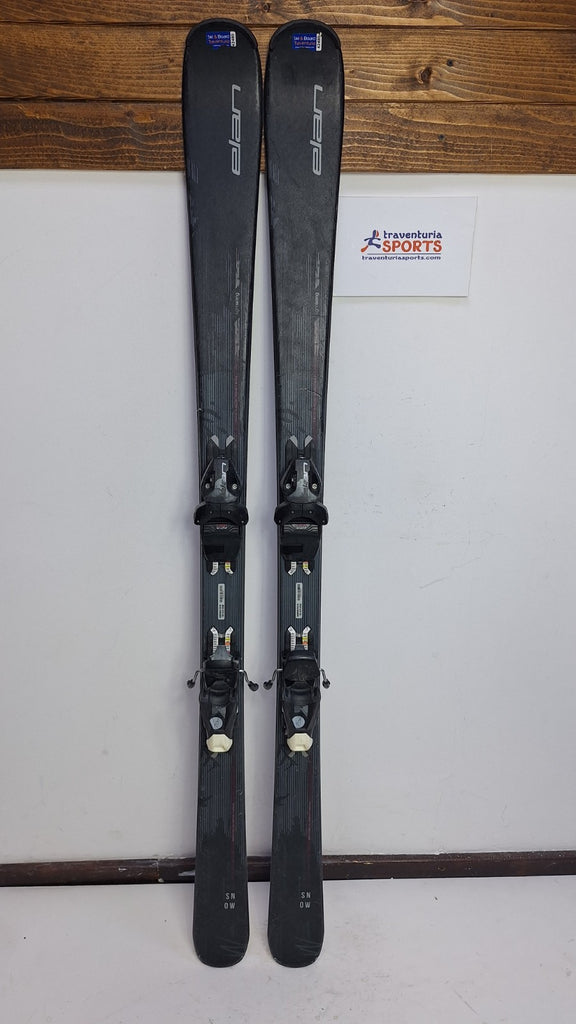 Elan Snow Black 152cm Ski + Elan 7.5 Bindings Winter Sport Fun ...