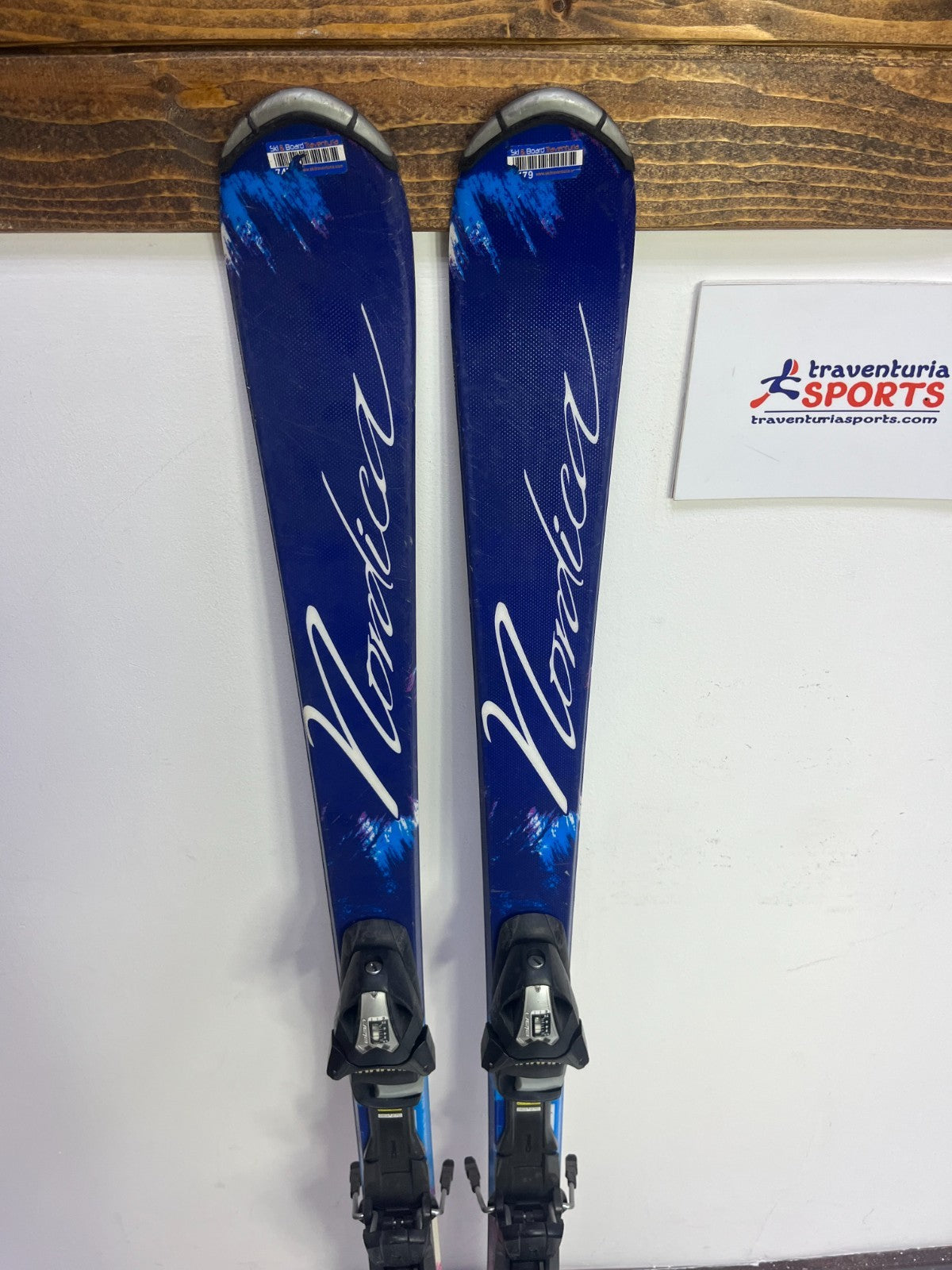 Nordica Little Belle 140 cm Ski + Elan ESP 7.5 Bindings Winter Adventu ...