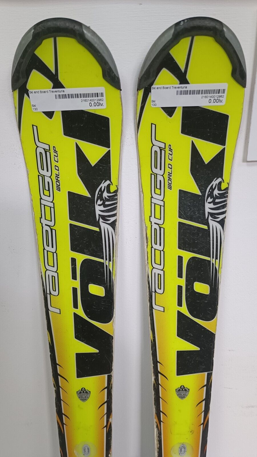Völkl Racetiger Racing SL 130 cm Ski + Marker Comp 10 Bindings Worldcu ...