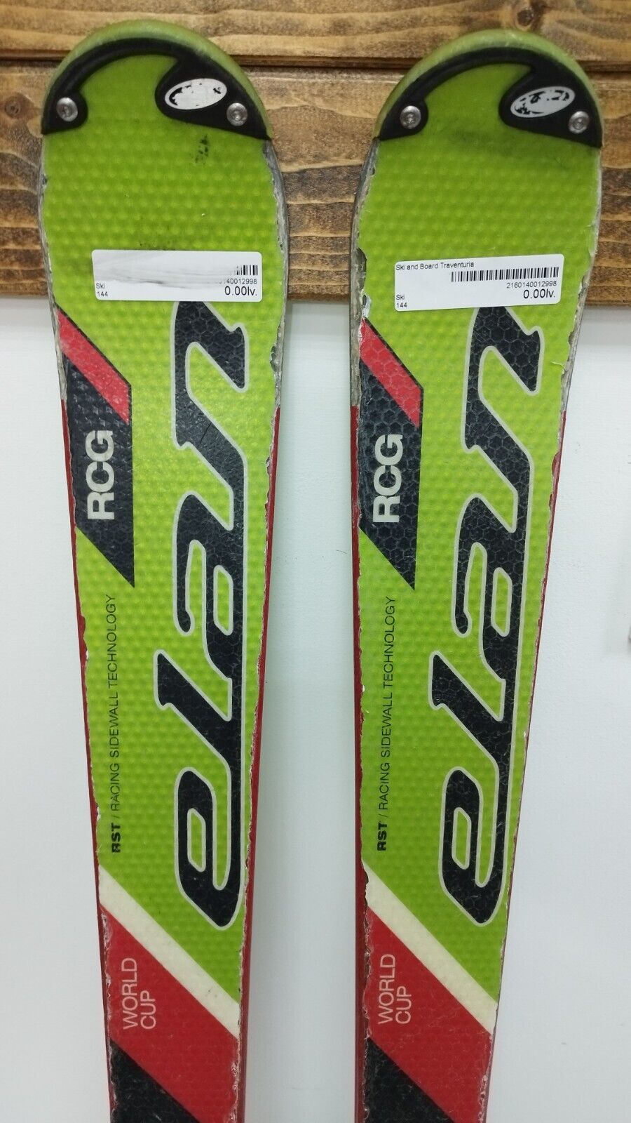 Elan Race RCG World Cup 144 cm Ski + Tyrolia 7 Bindings Winter Fun Sno ...