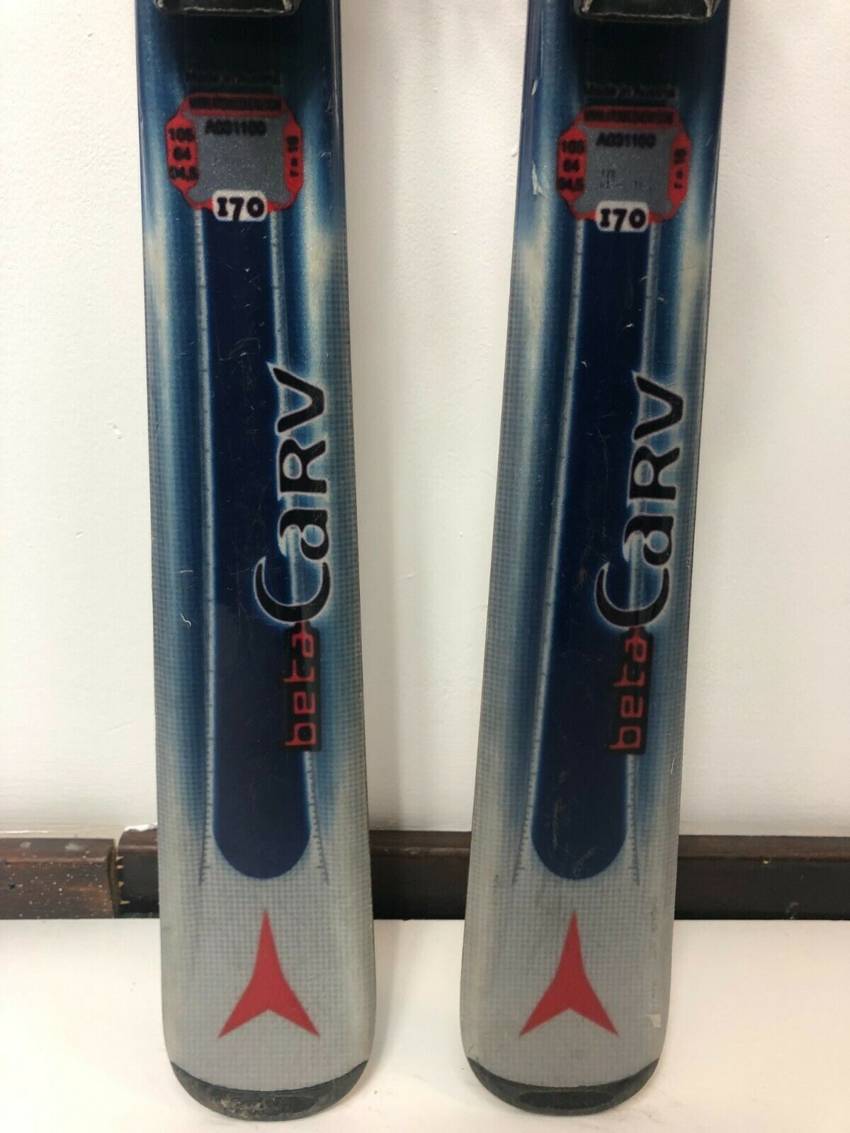 Atomic Beta Carv 170 cm Ski + Rossignol 9.5 Bindings Winter Sport Outd ...