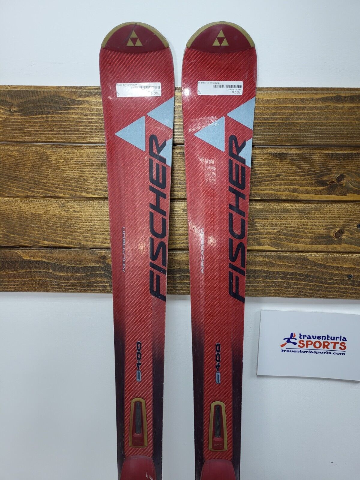 Fischer Sceneo S400 180 cm Ski + Fischer F11 Bindings Winter Sports Ad ...