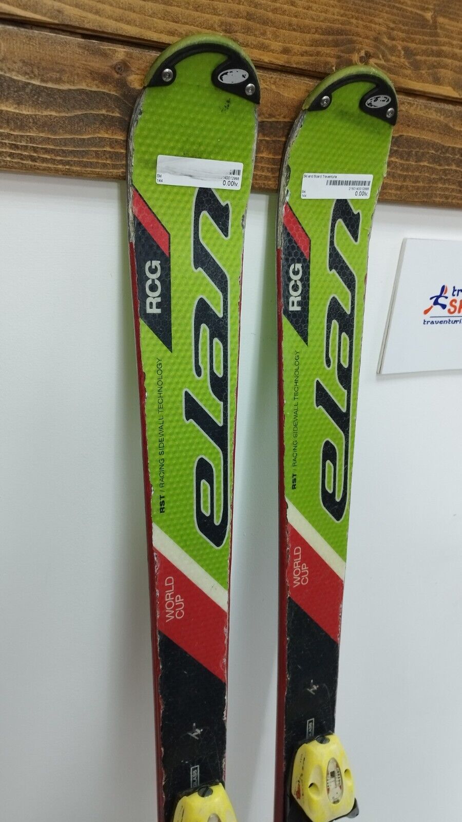 Elan Race RCG World Cup 144 cm Ski + Tyrolia 7 Bindings Winter Fun Sno ...